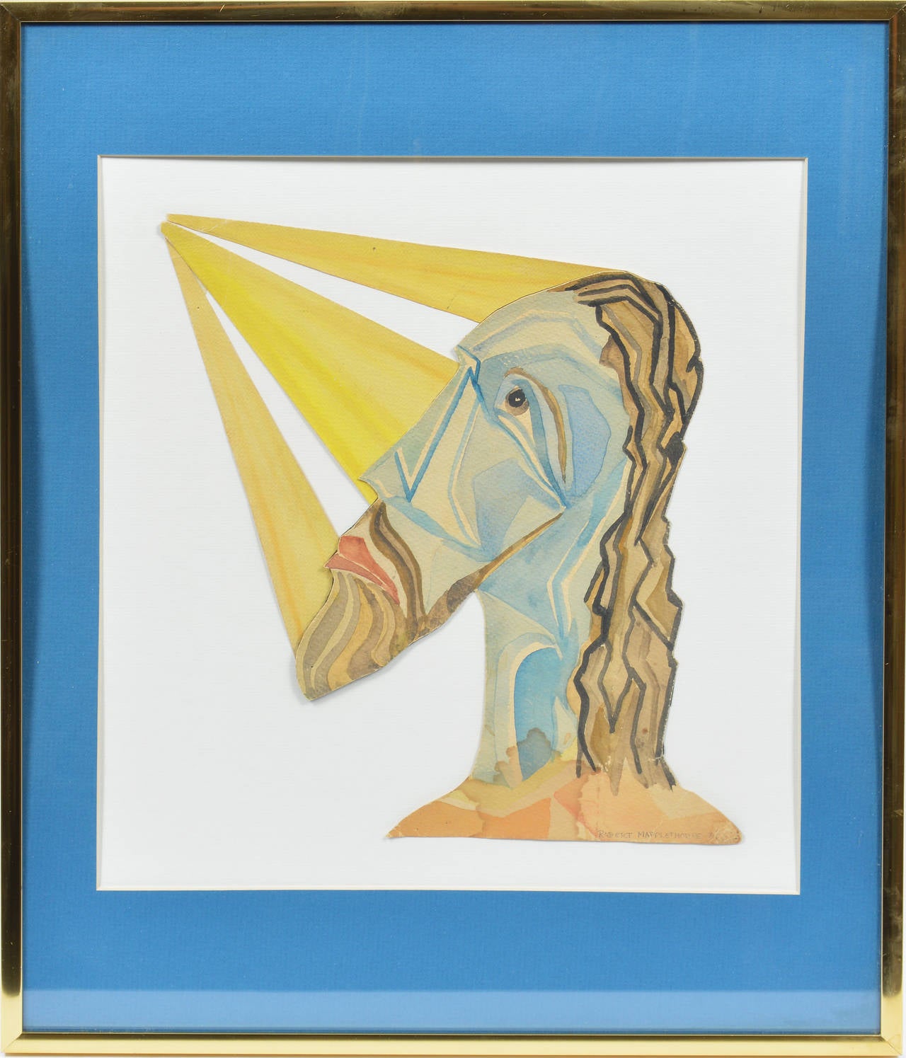 Robert Mapplethorpe - Mixed Media Collage Portrait at 1stDibs