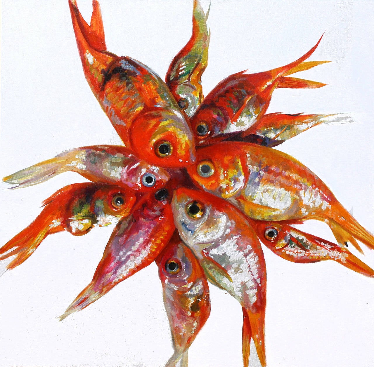 Augustina Droze - Goldfish in a Ring at 1stDibs