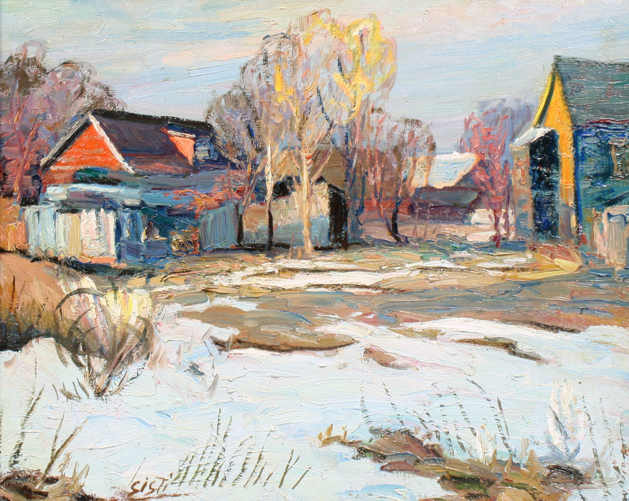 Tony J. Sisti - Cracker Jack, Painting at 1stdibs