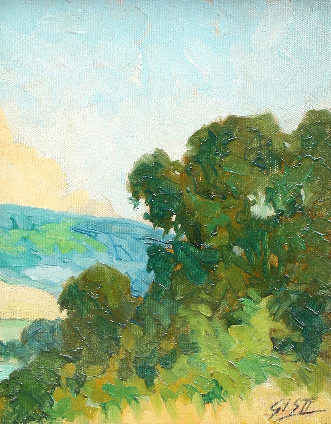 Tony J. Sisti - Summer Landscape at 1stDibs