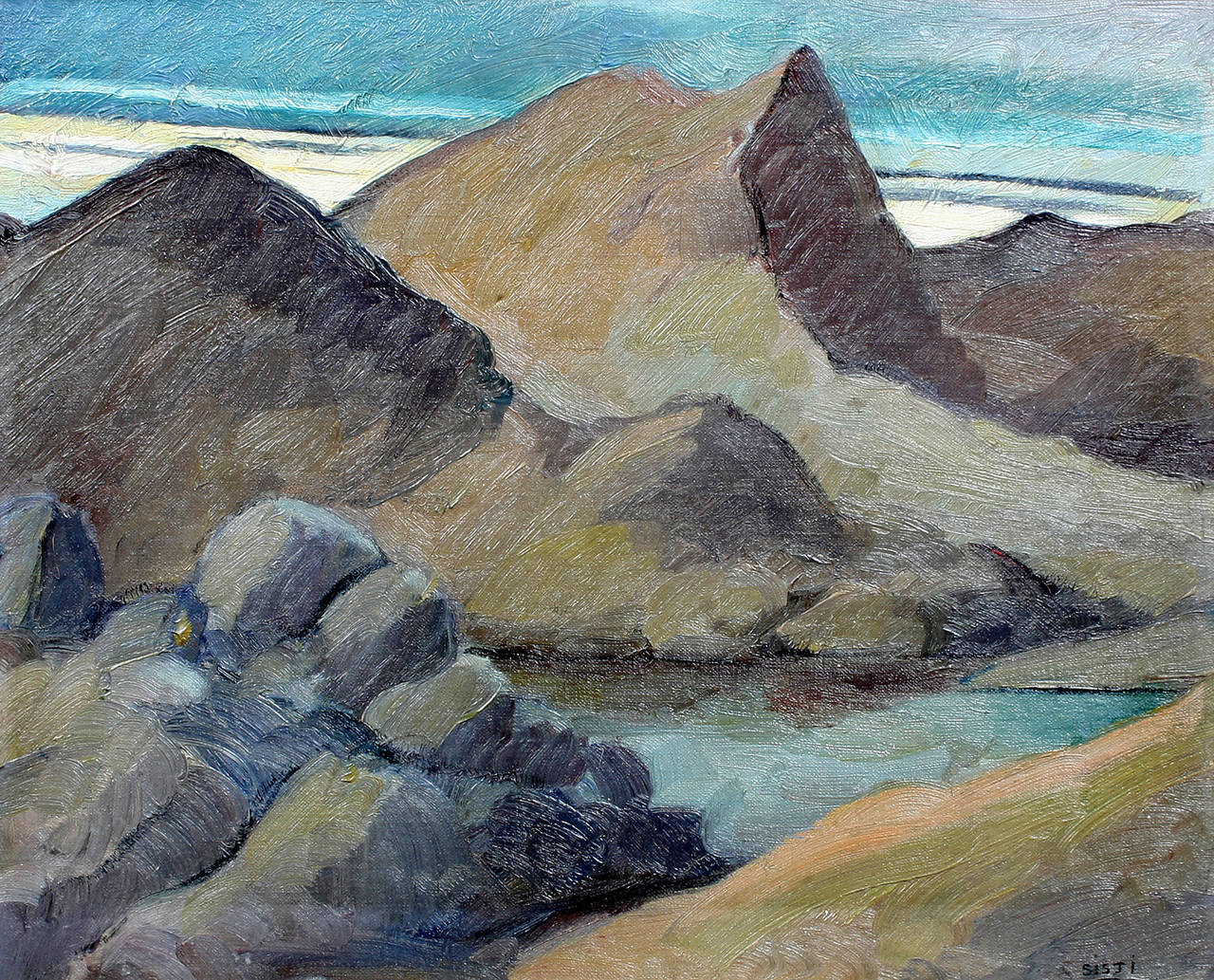 Tony J. Sisti - Rocky Coastline at 1stDibs | tony sisti, anthony sisti ...