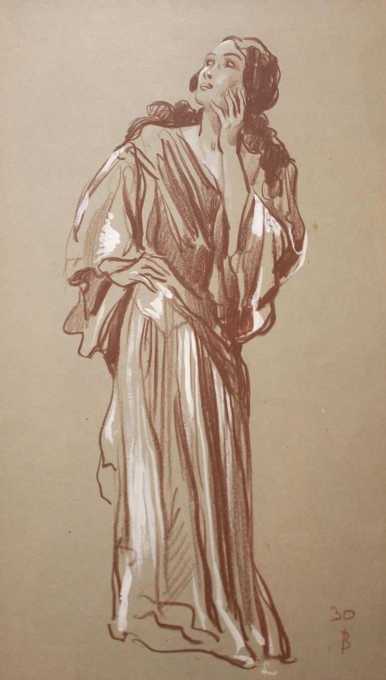 Alexander Oscar Levy - Theater Sketch 2 For Sale at 1stDibs