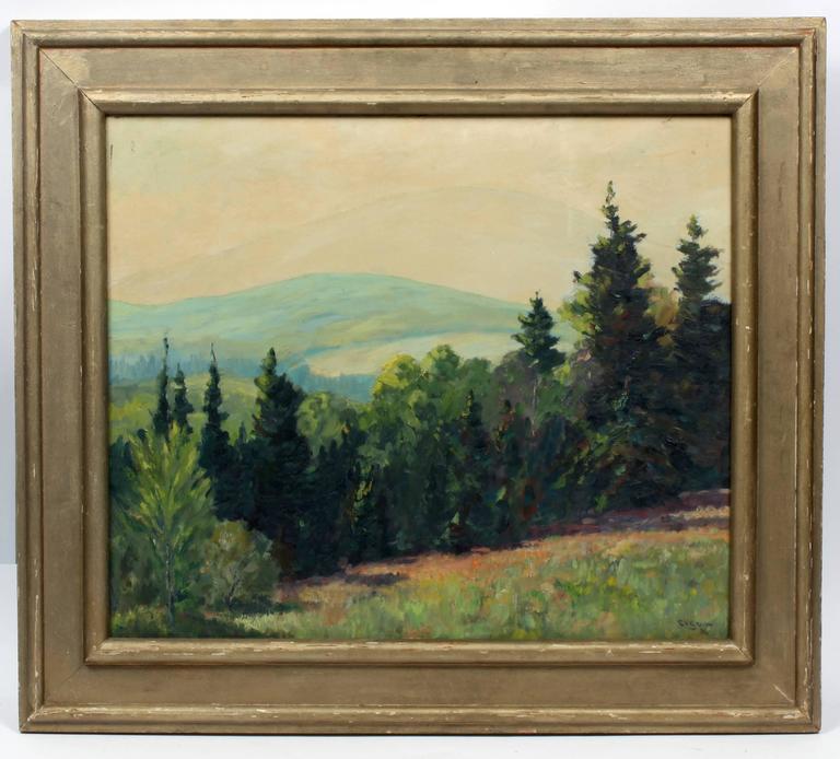 Cecil Vezin Grant - Stratton Mountain August Morning at 1stDibs
