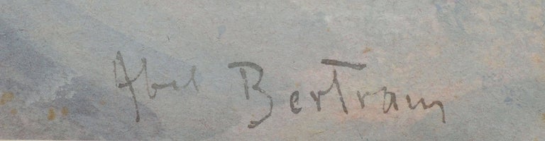 Abel Bertram - Modernist Winter Landscape by Abel Bertram at 1stDibs