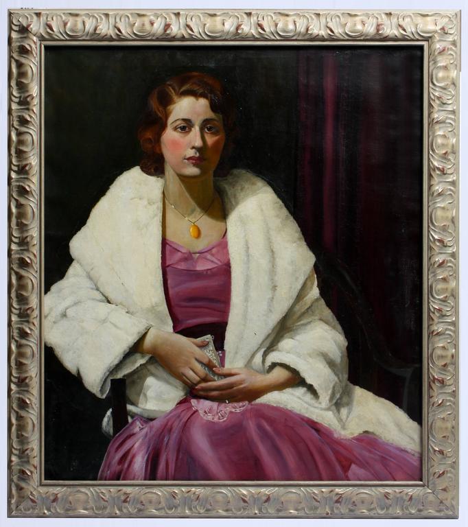 John Rummell - Portrait of Artist Genevieve Pierce Law at 1stDibs