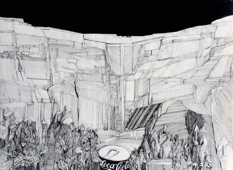 Wes Olmsted - Headwall with Coca-Cola Can For Sale at 1stDibs