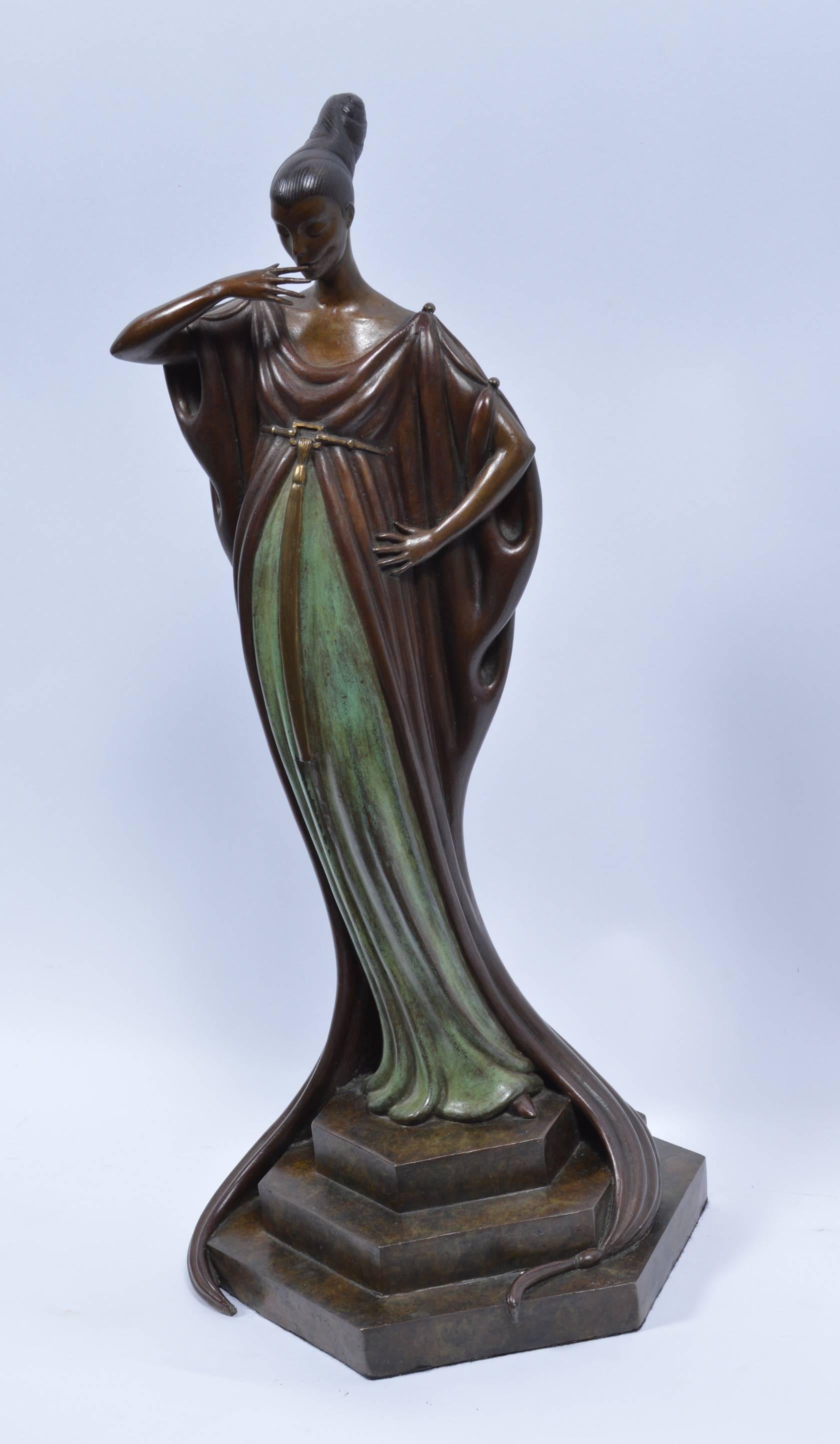 Erté - Erte Bronze, "An Evening in 1922" at 1stDibs