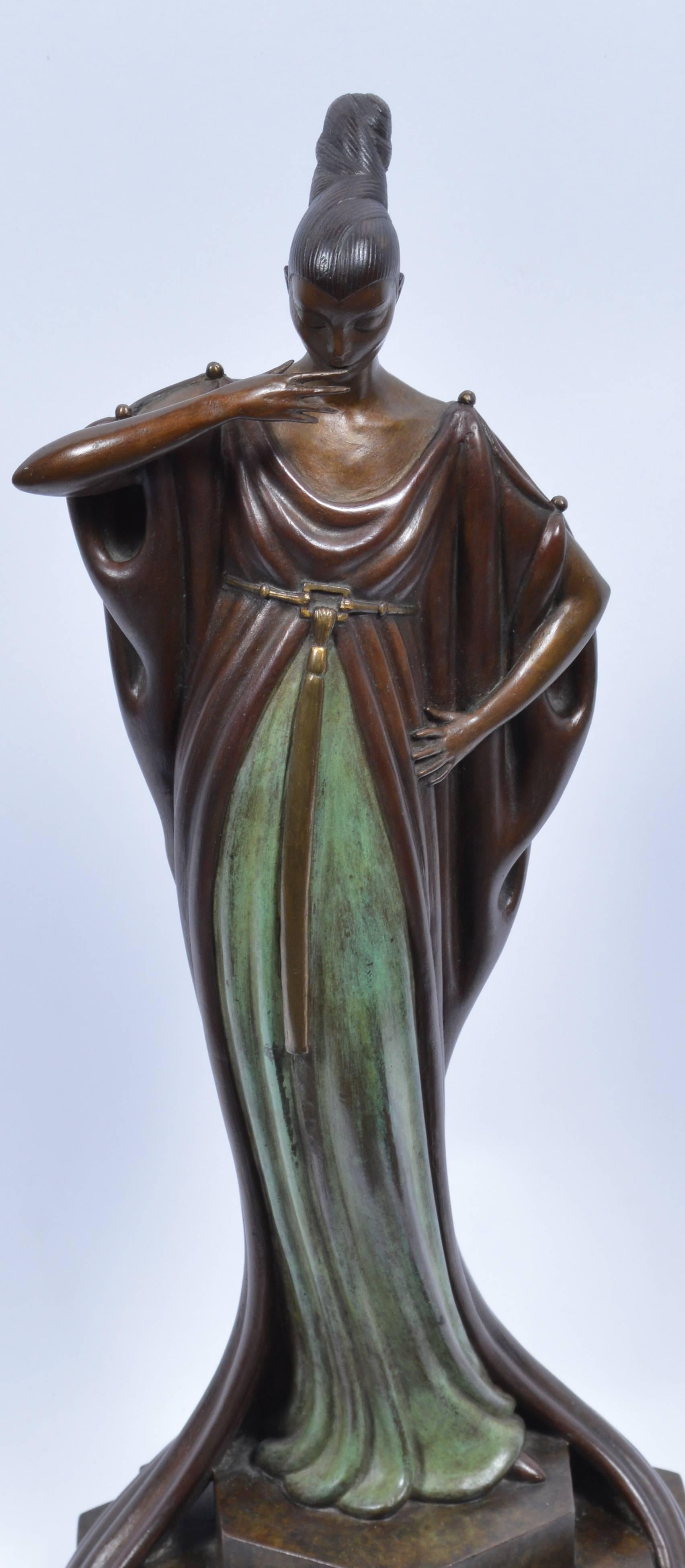 Erté - Erte Bronze, "An Evening in 1922" at 1stDibs