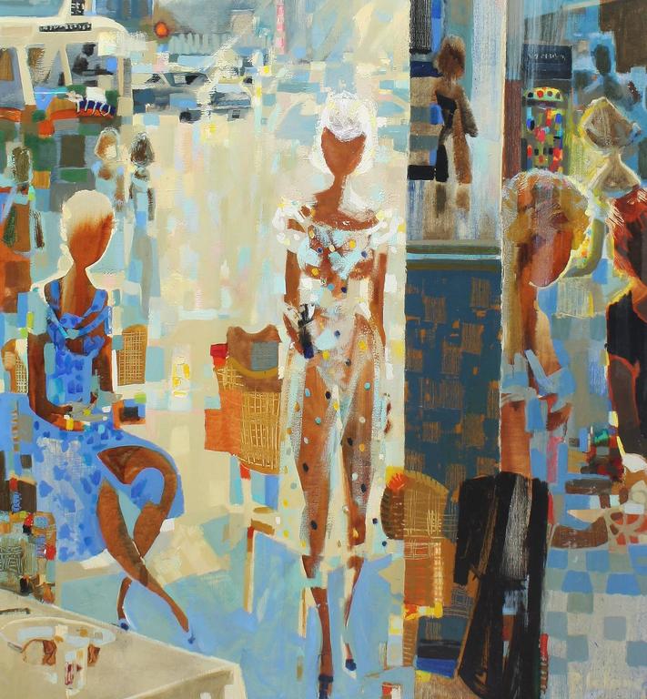 Pierre LeLong - "Lunch in the Marais" by Pierre Lelong at 1stDibs