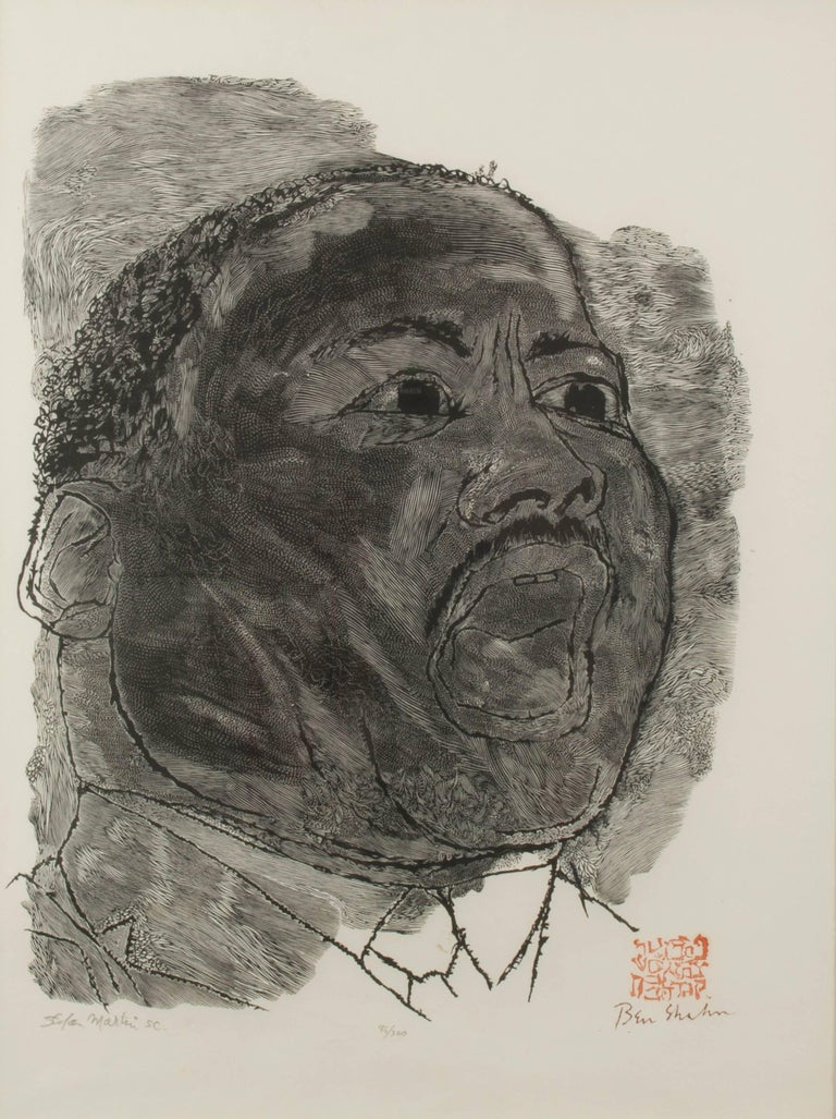 Ben Shahn - Martin Luther King at 1stDibs