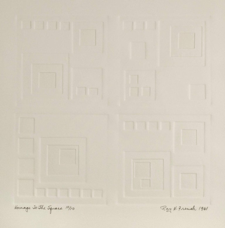 Ray H. French - Homage to the Square For Sale at 1stDibs