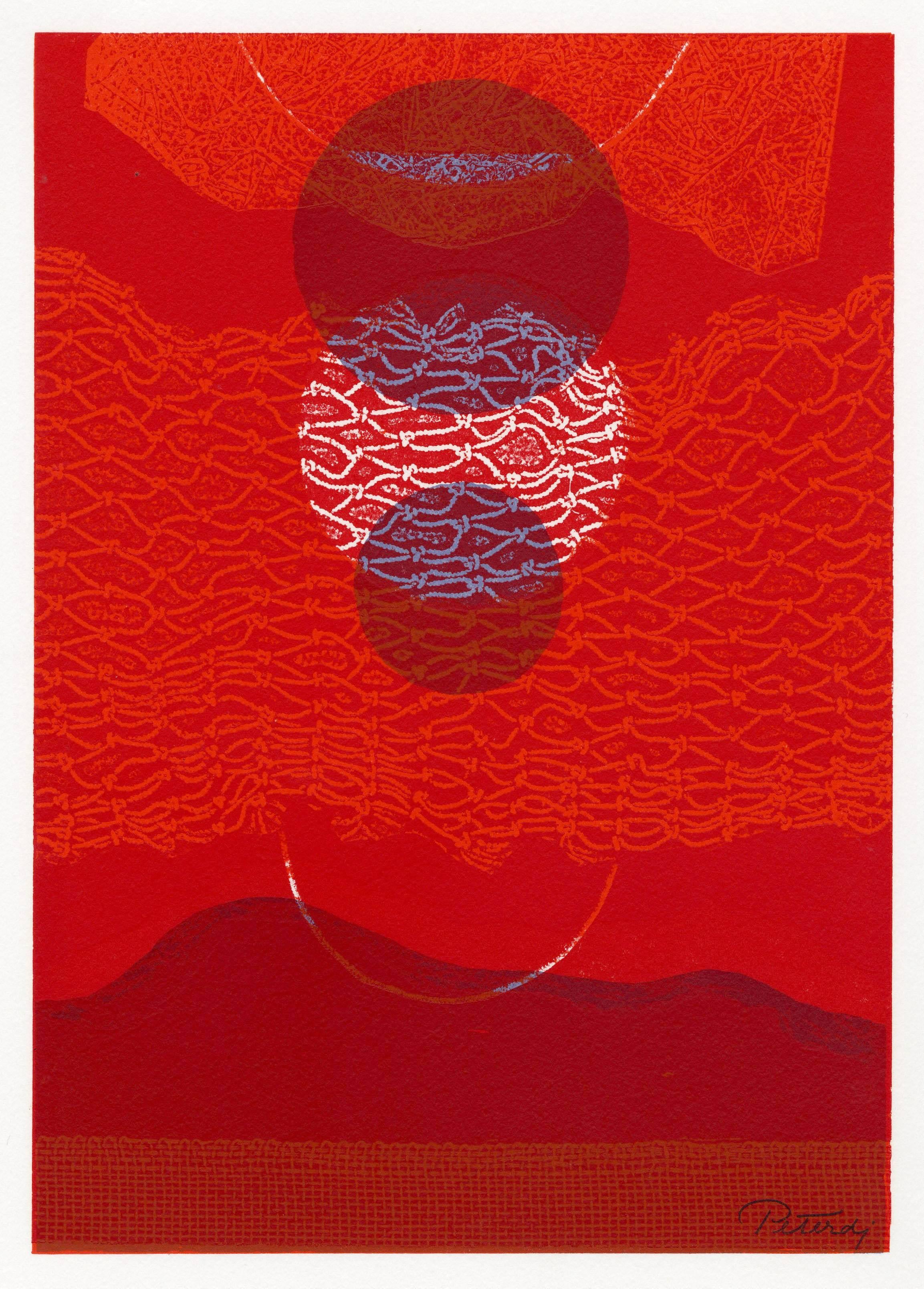 Gabor F. Peterdi - Red Eclipse II at 1stDibs