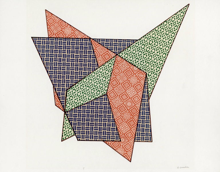 Edward Landon - untitled (Color collage) For Sale at 1stDibs