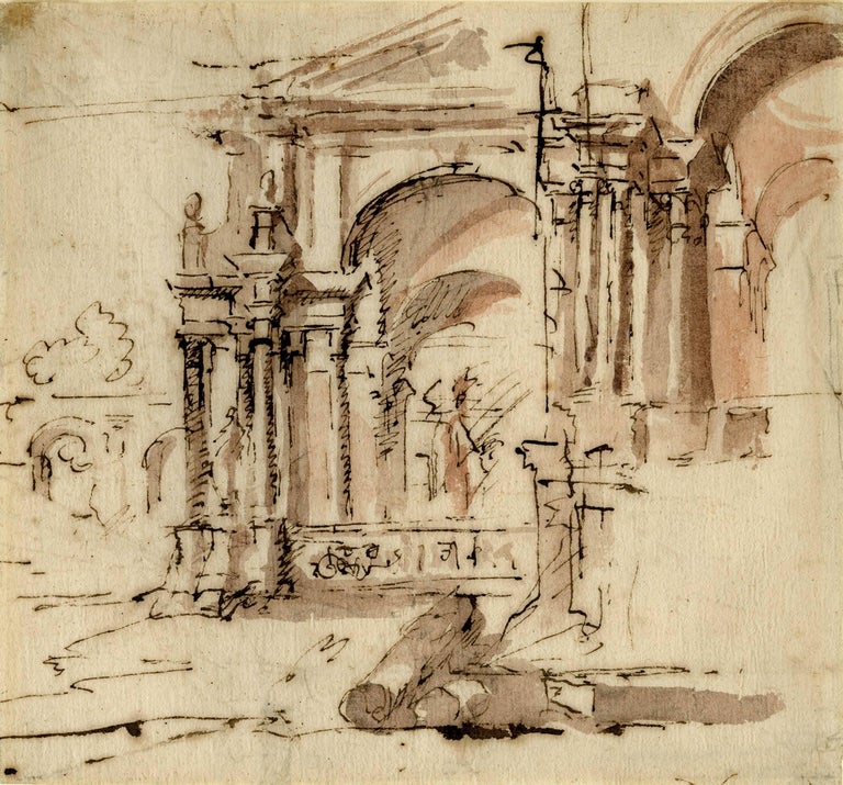 Francesco Guardi - Architectural Sketch at 1stDibs | francesco guardi ...