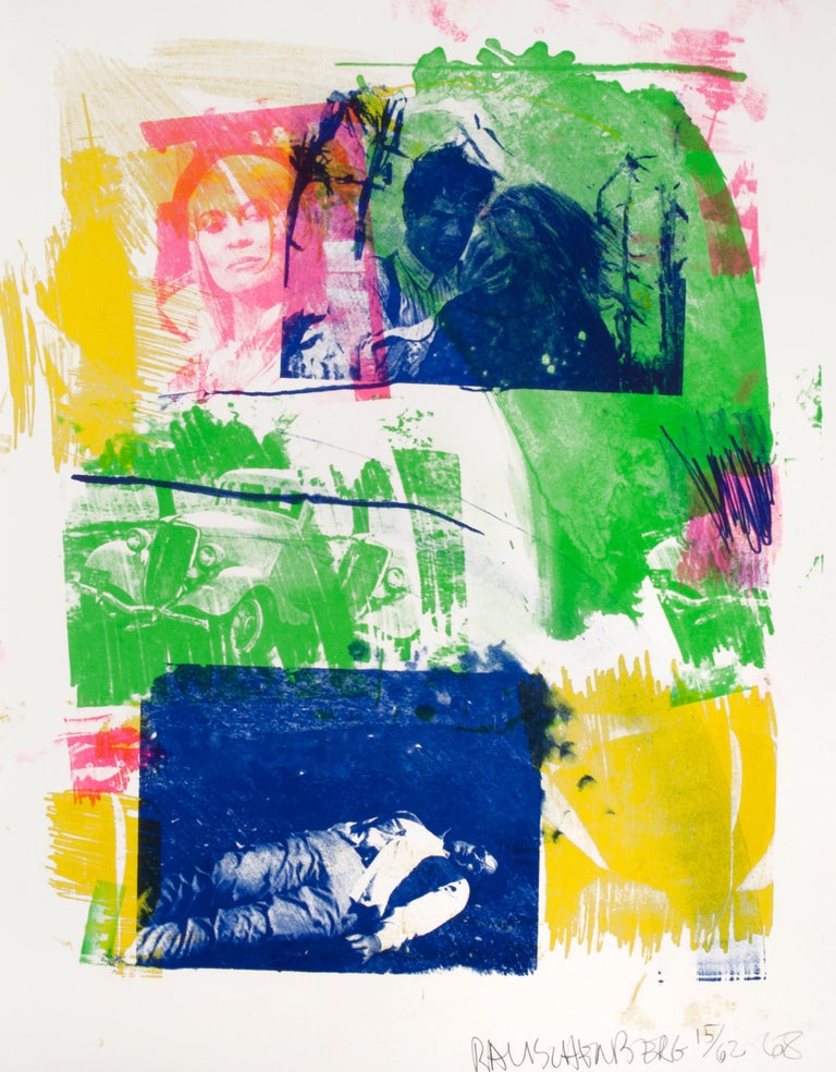 Robert Rauschenberg - Study for Chinese Summerhall (Firedrill), Print ...