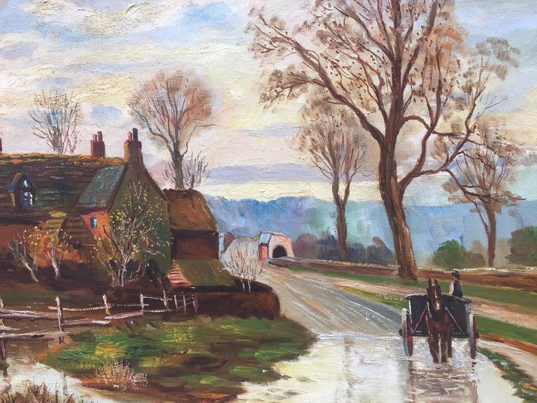 Arthur D'Artois - "English Countryside", Painting For Sale at 1stdibs