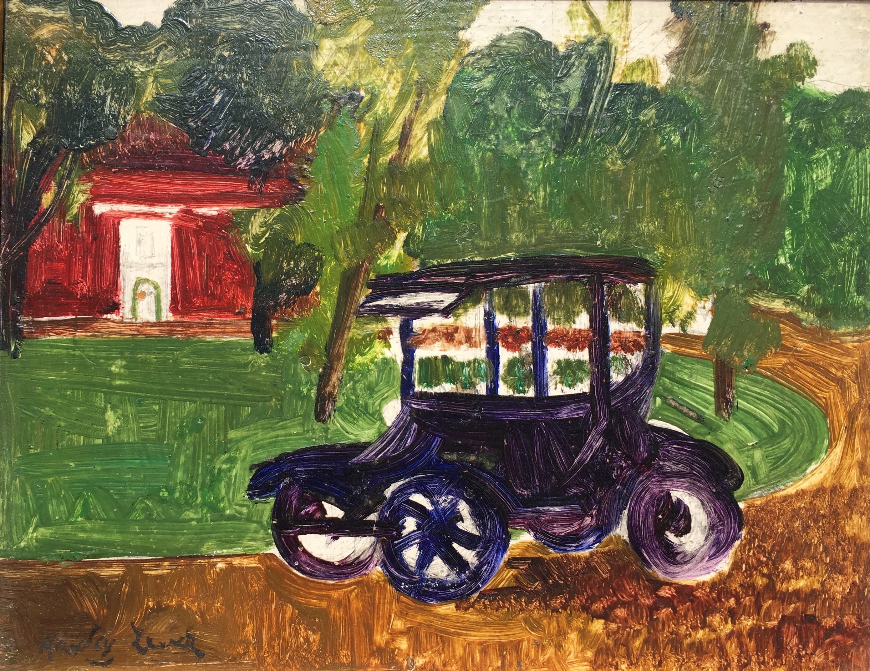 John Comer - John Comer Original Oil Painting On Board Signed ...