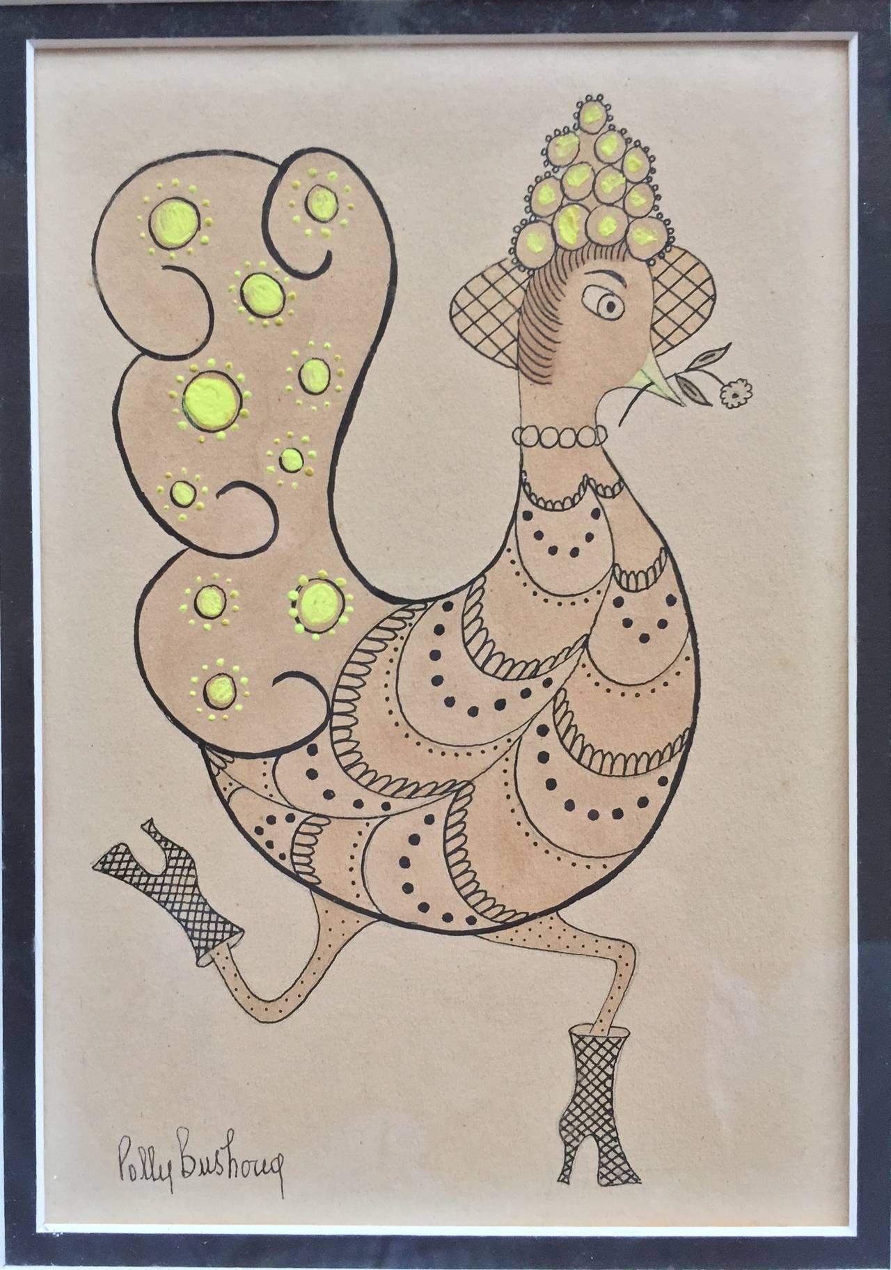 Pauline "Polly" Bushong - "High Heels" at 1stDibs | polly bushong, clay ...