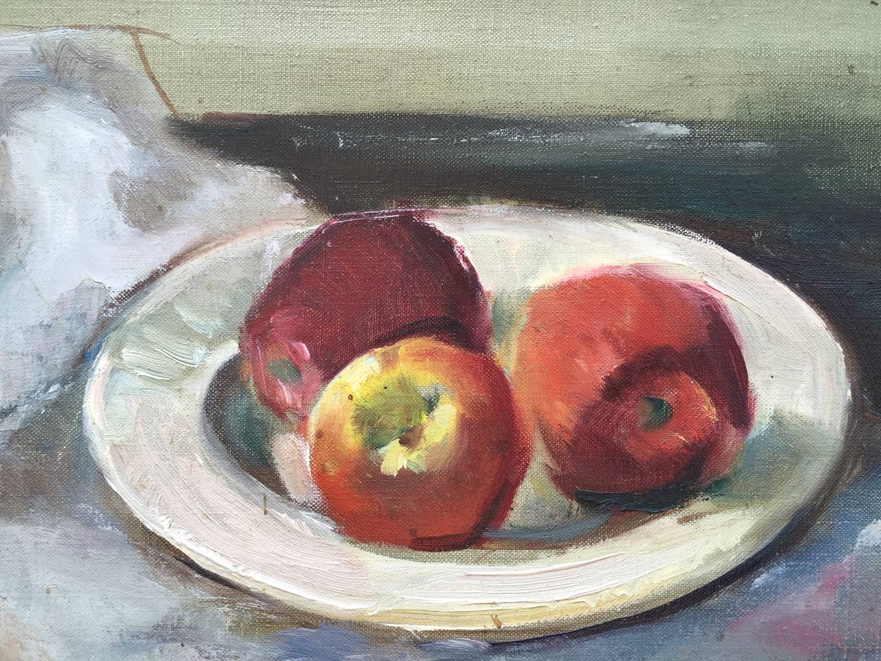Ben Benn - "Sill Life with Apples" at 1stDibs