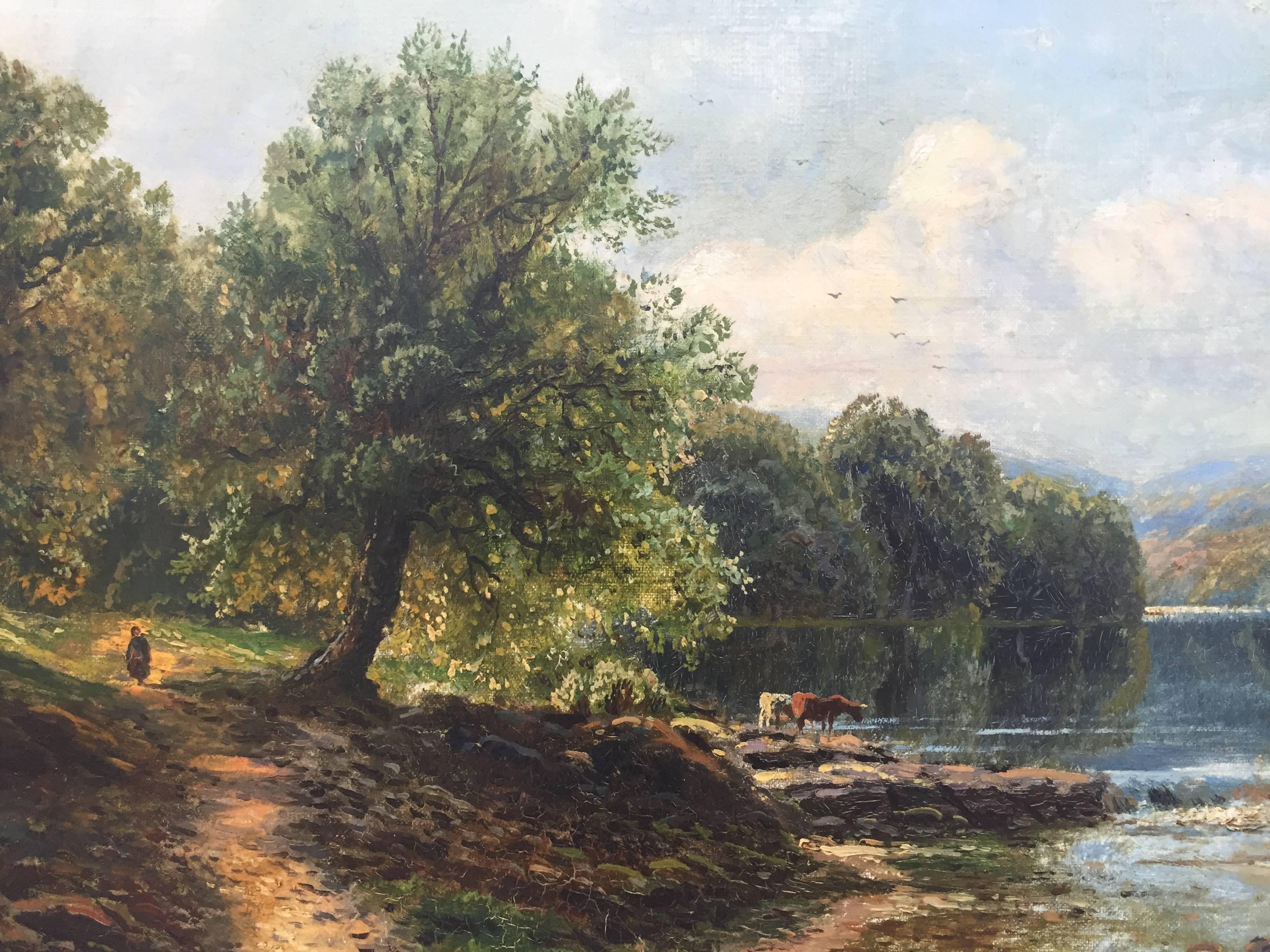Edmund Darch Lewis - "A Summer Day" at 1stDibs | edmund d lewis ...