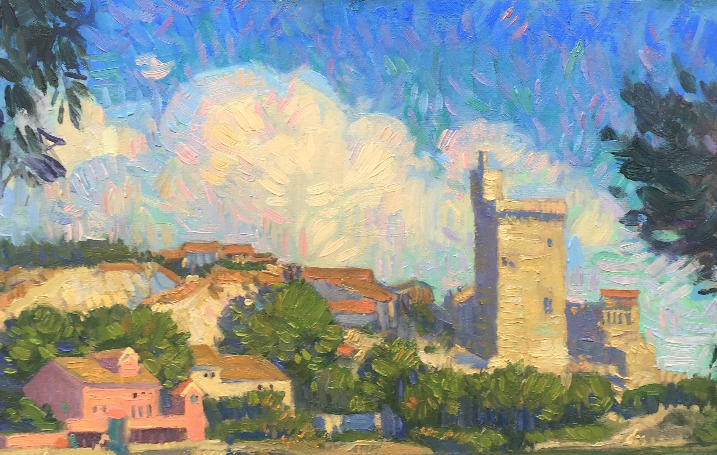 Louis Endres - "Villeneuve-les-Avignon" For Sale at 1stDibs | louis ...