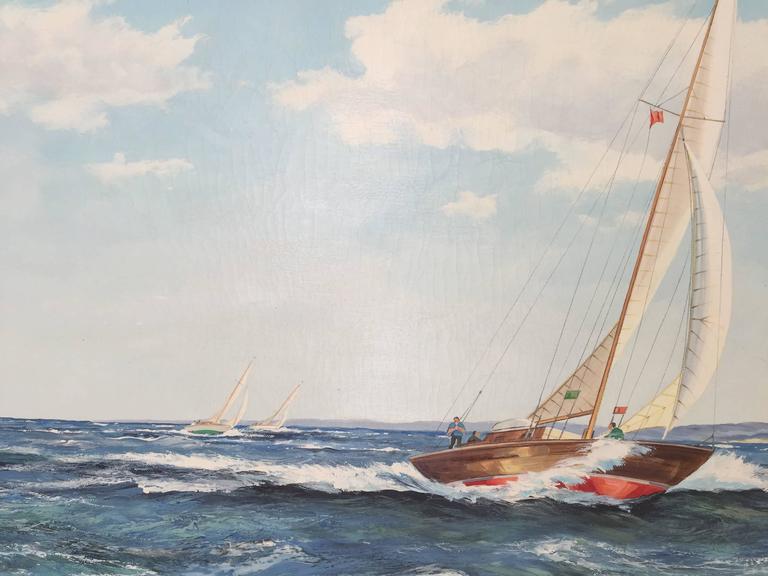 M.G. Friedrich - "Sailing" at 1stDibs | m.g. friedrich artist