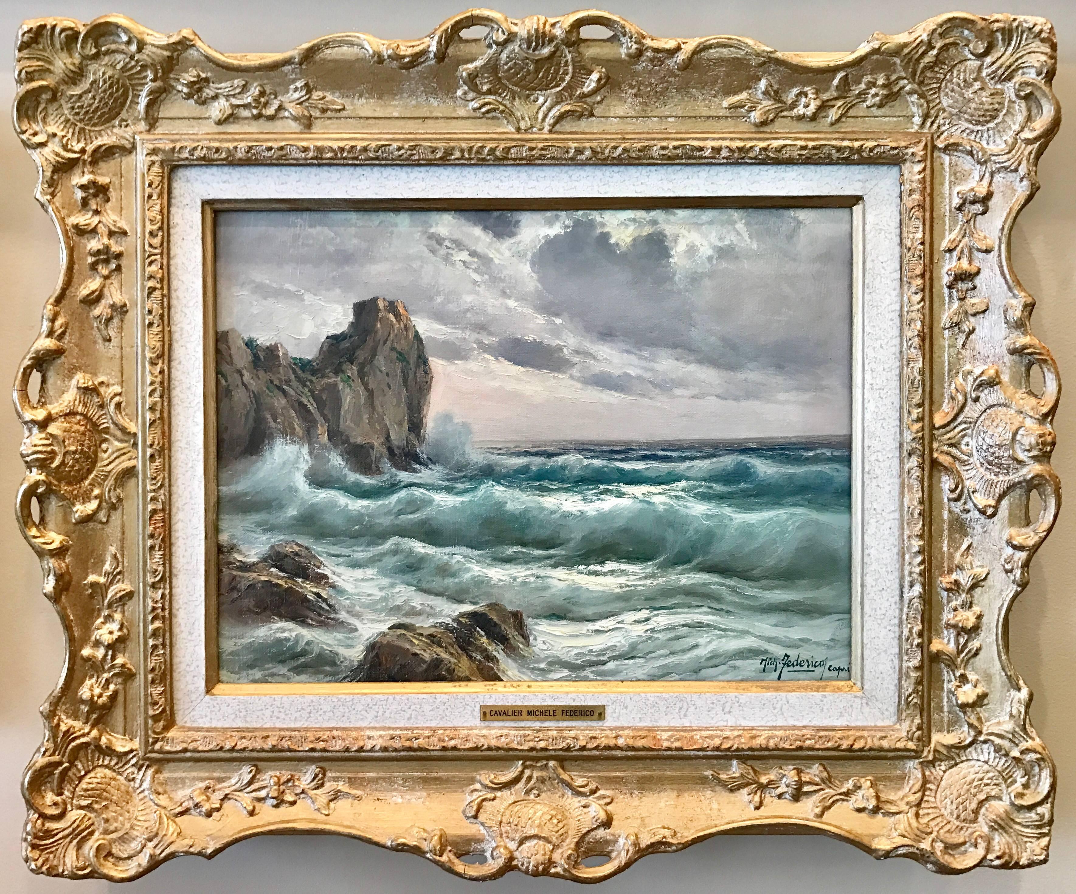 Cavalier Michele Federico - "Early Morning Surf, Capri" at 1stDibs ...