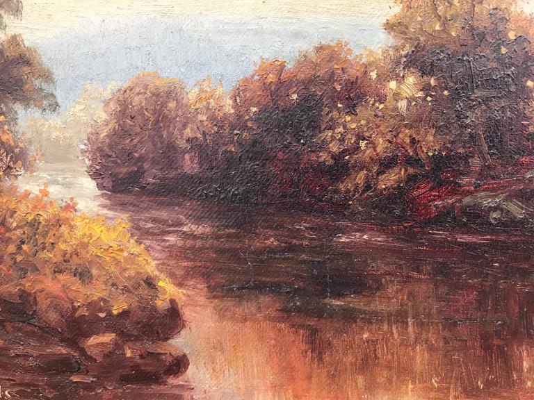 George Wells - “Autumn Reflections” at 1stDibs