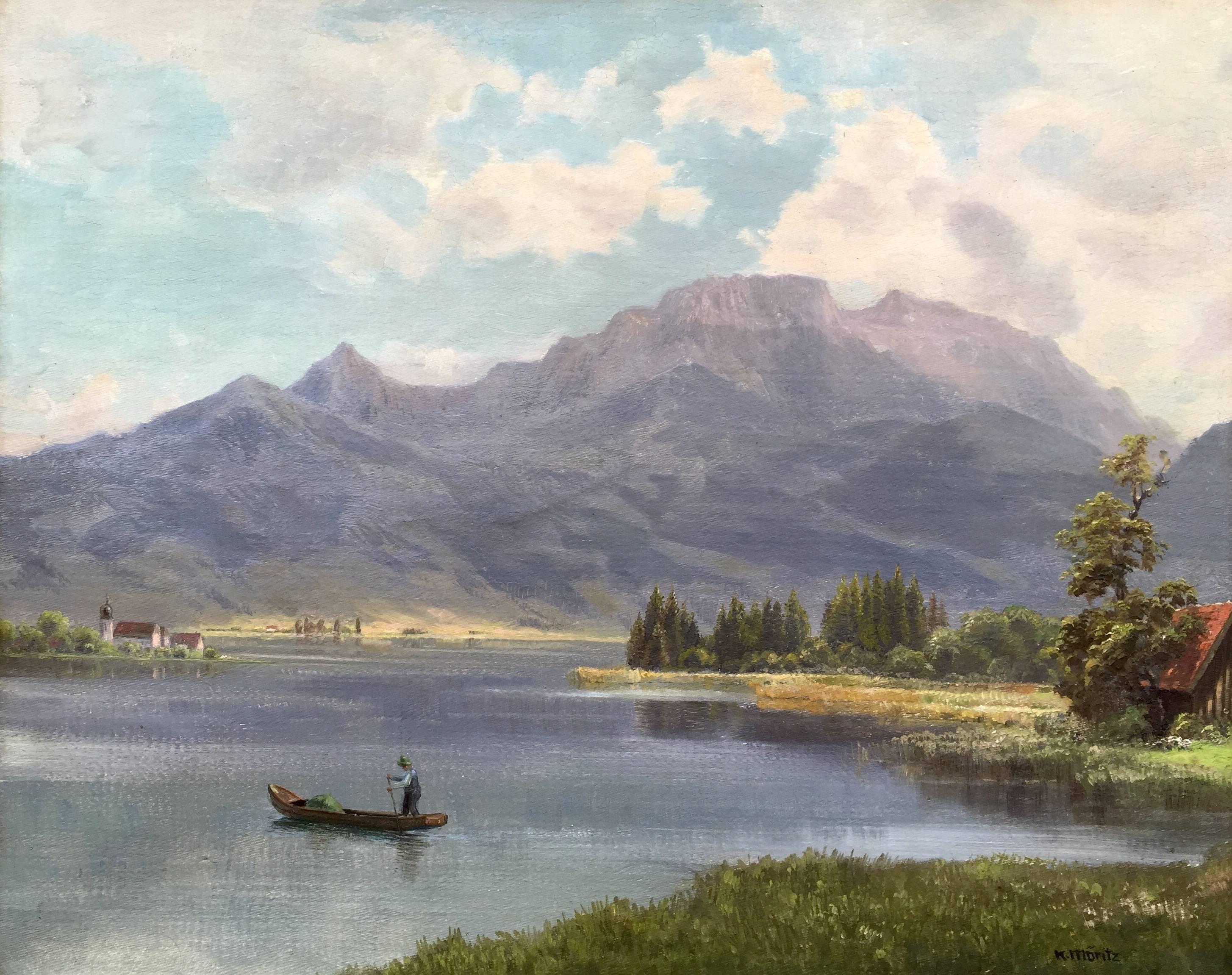 Karl Moritz - "Landscape in the Hegau, Germany" at 1stDibs