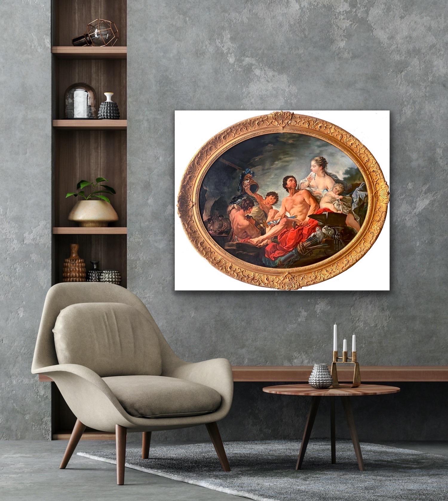 François Boucher (follower of) - Huge French 19th century Rococo ...