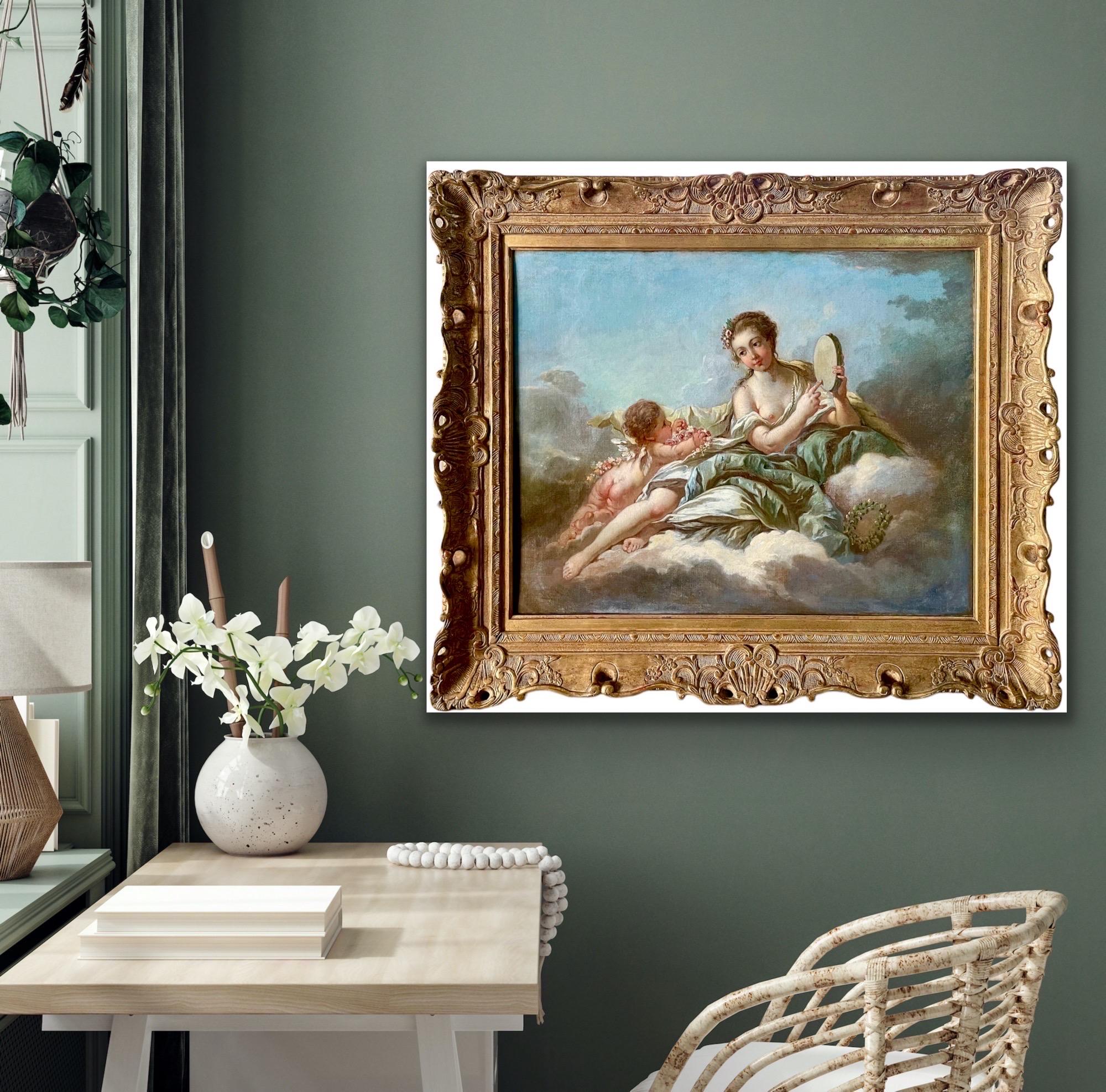 François Boucher (follower of) - Large French 19th century Rococo ...