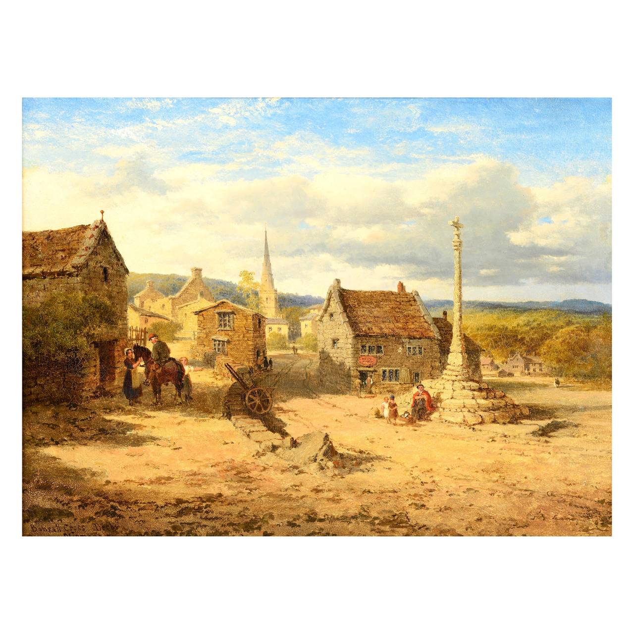 Edmund John Niemann - “Bonsall Cross, Derbyshire” at 1stDibs