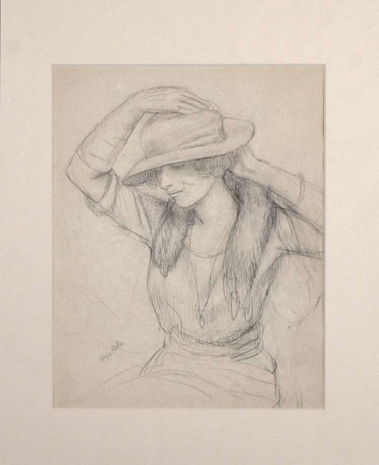 Kenneth Hayes Miller Woman With A Hat For Sale At 1stdibs