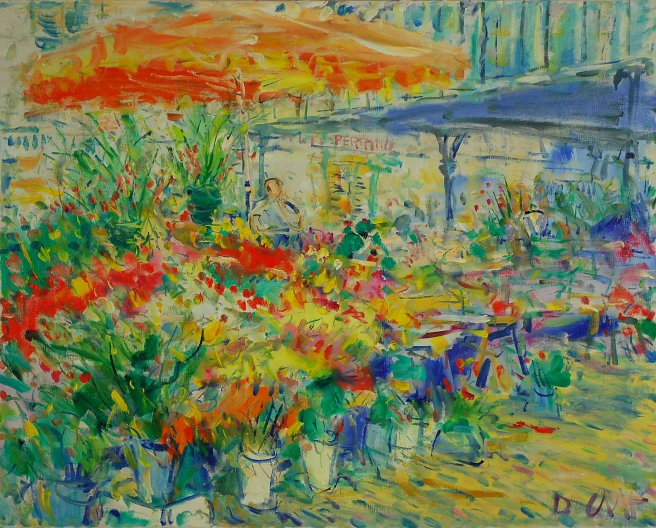 Duane Alt - Marche aux Fleurs a Antibes (Flower Market in Antibes) For ...