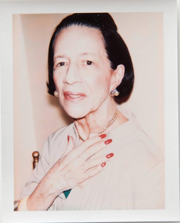 Andy Warhol - Diana Vreeland For Sale at 1stDibs