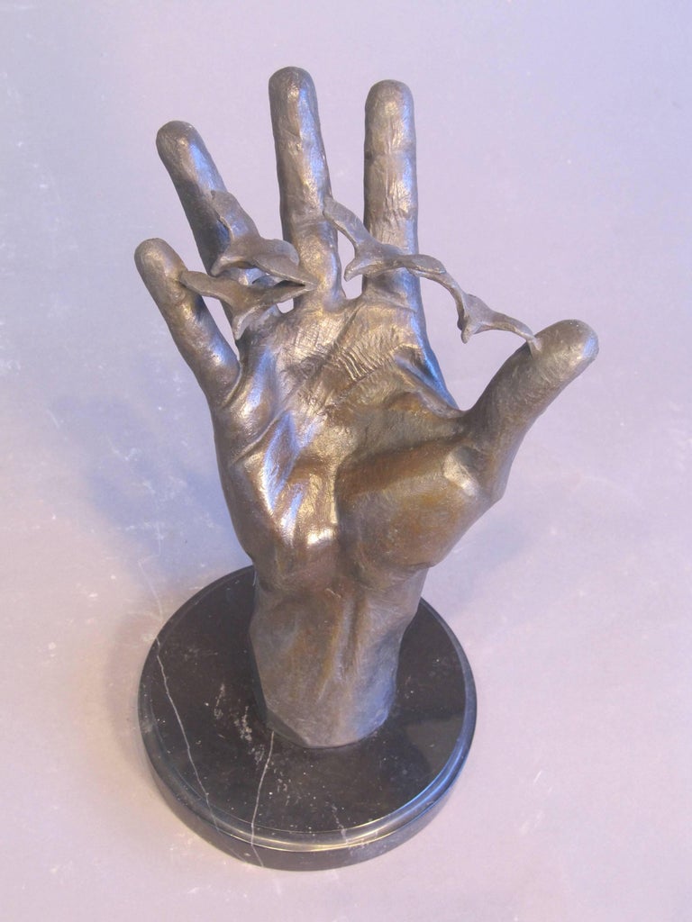 Raymond Kaskey - "Hand of NOAA" - Contemporary Bronze Figurative ...