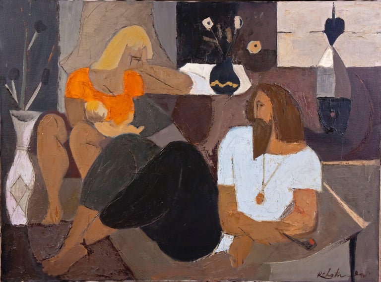 Roman Chatov - Hippie Family Series (#2) For Sale at 1stDibs