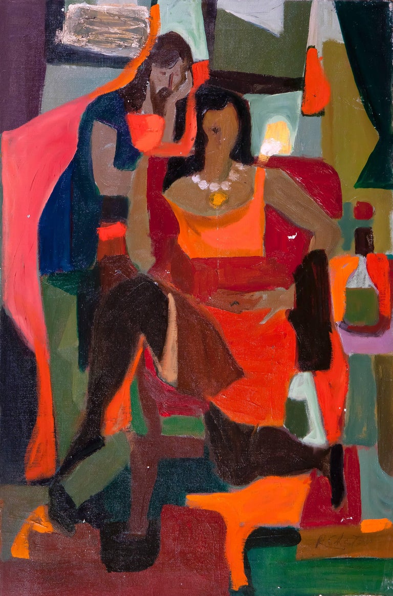Roman Chatov - Hippie Family Series (#3) For Sale at 1stDibs