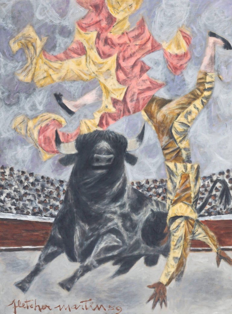 Fletcher Martin - The Toss For Sale at 1stDibs