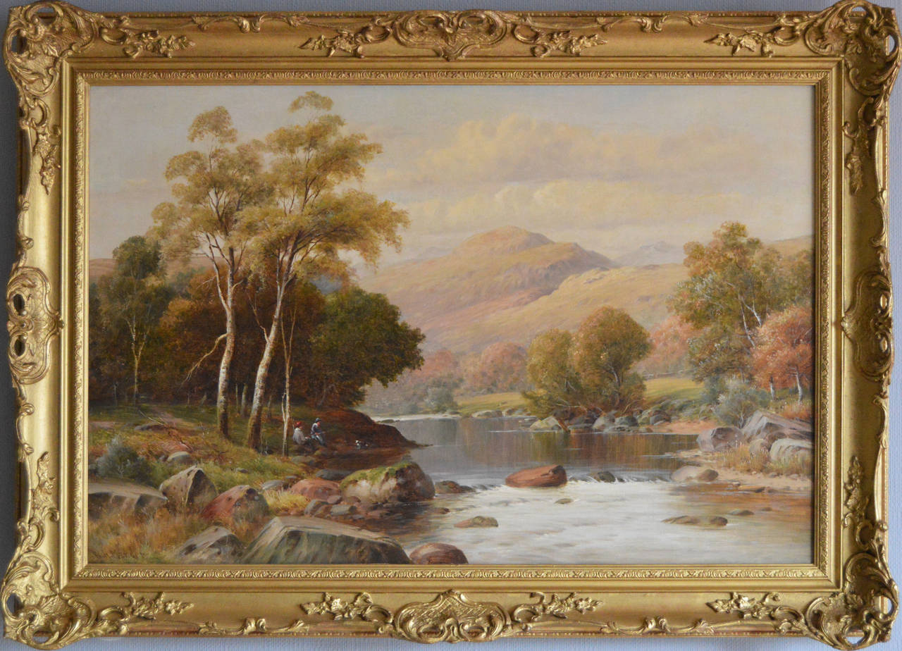 William Henry Mander - A Sunny Afternoon on the Mawddach, oil on canvas ...