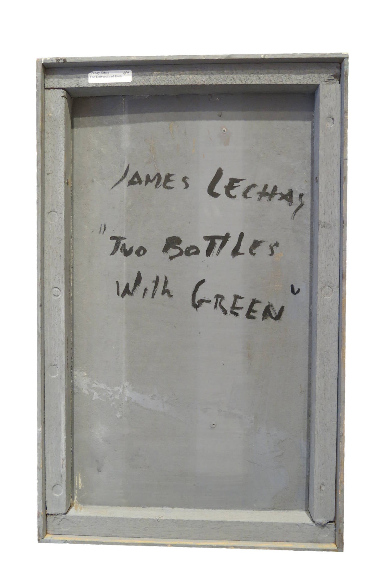 James Lechay - "Two Bottles with Green" at 1stDibs