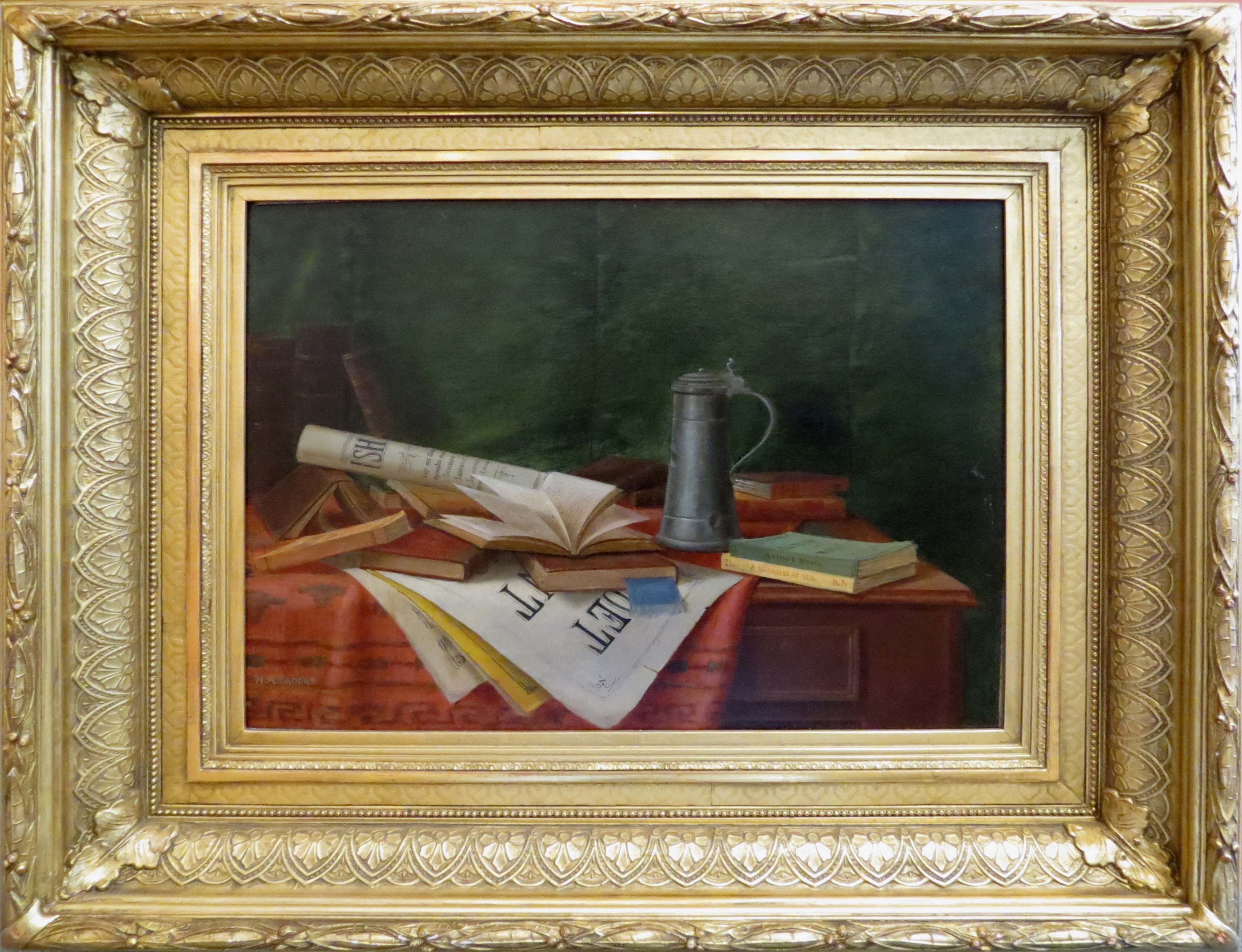 Nicholas Alden Brooks - Ten Dollar Bill with Red Treasury Seal For Sale ...