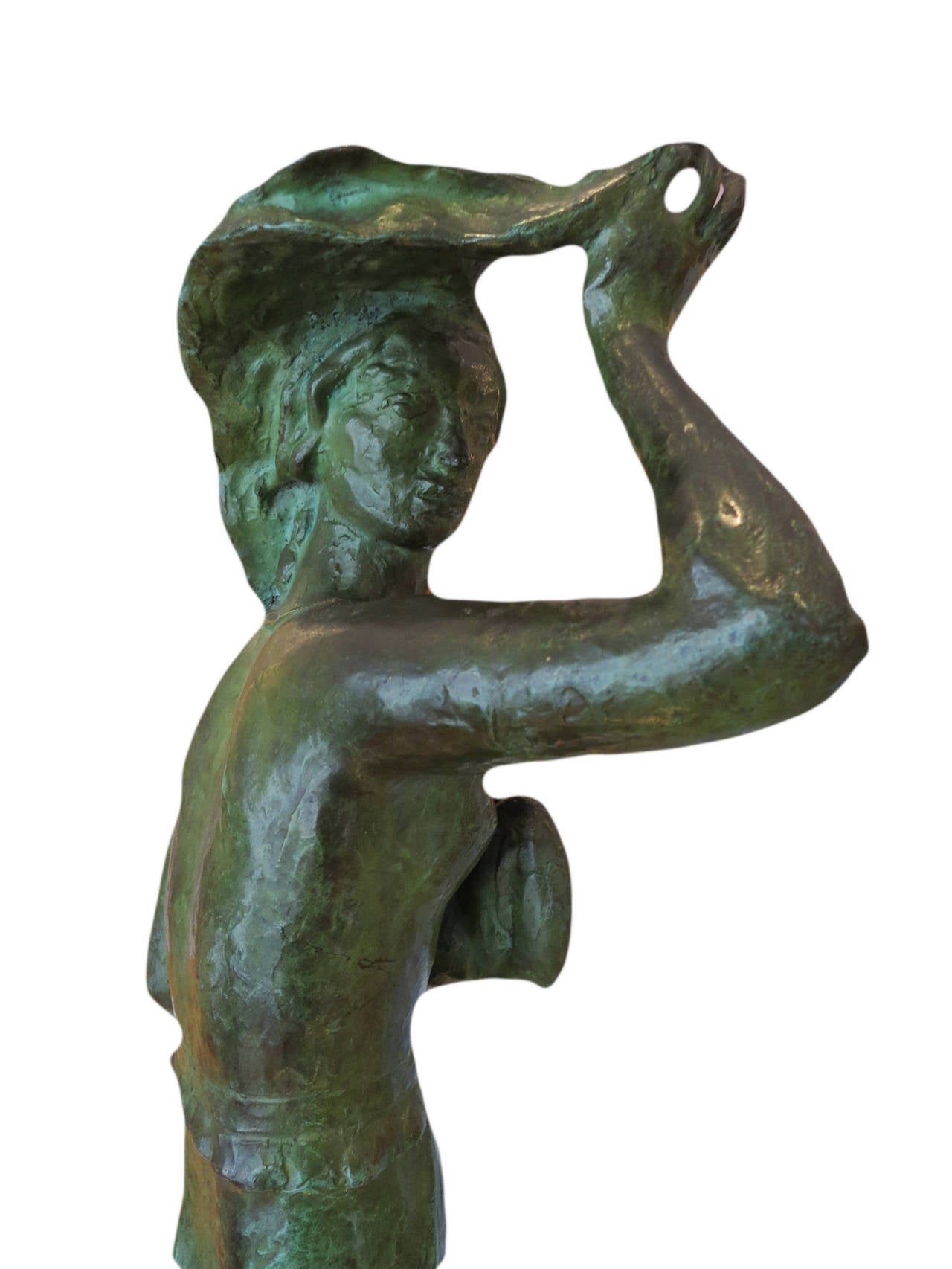 Carl Milles - "Pioneer Woman With Rooster" at 1stDibs | carl the ...