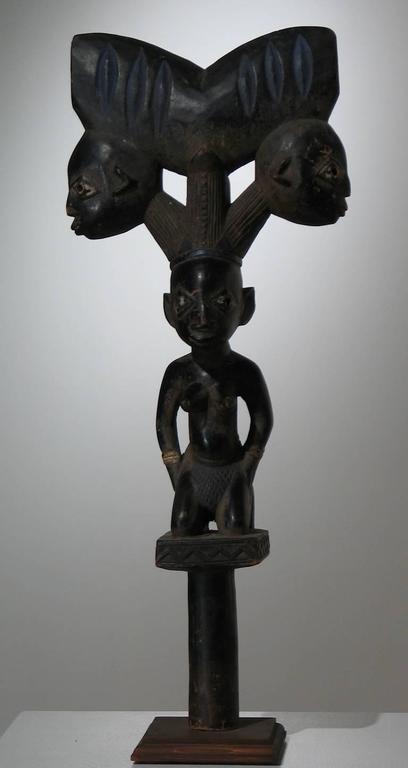 Unknown - Yoruba Shango Staff, Sculpture For Sale at 1stdibs