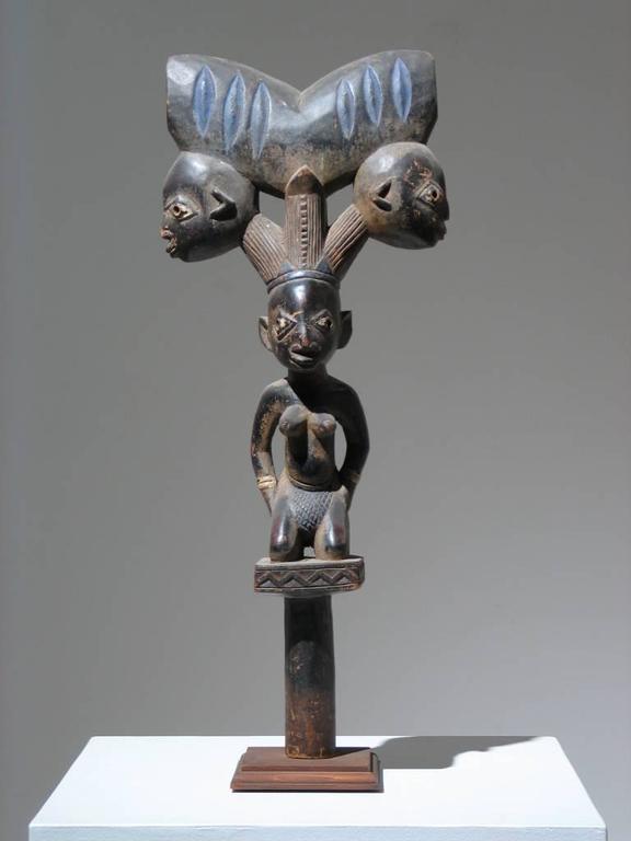 Unknown - Yoruba Shango Staff, Sculpture For Sale at 1stdibs