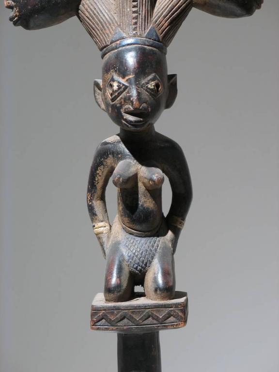 Unknown - Yoruba Shango Staff For Sale at 1stDibs | shango mask, tomasz ...