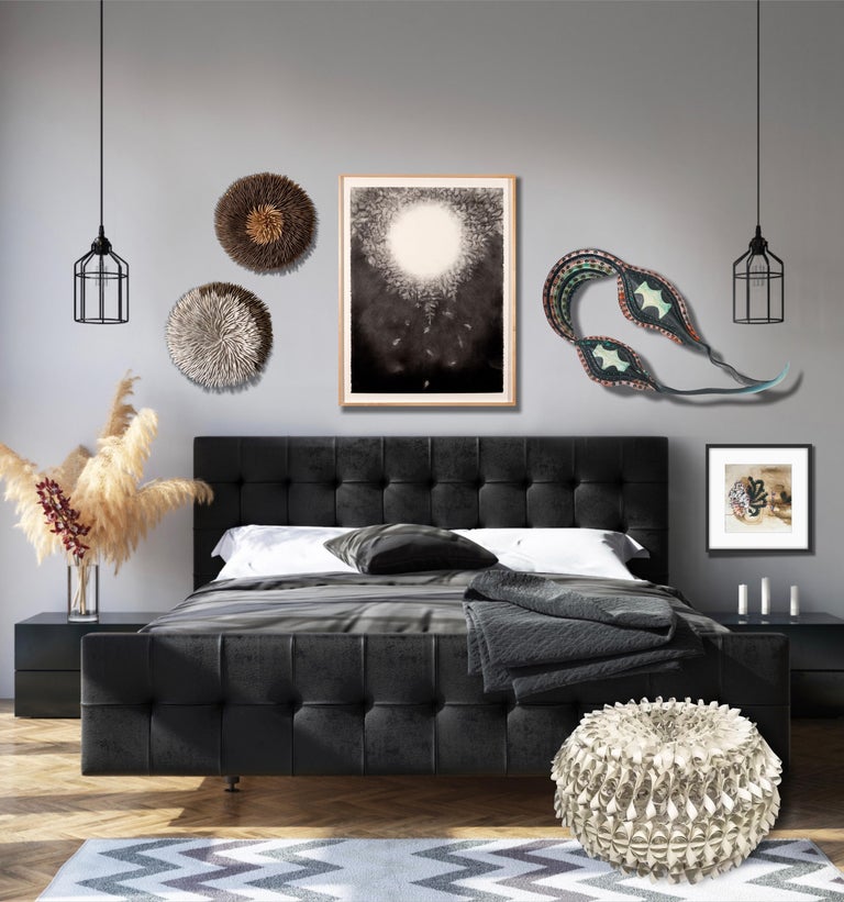 Sandra Giunta - Emanation 1, circular climate change ceramic coral wall ...