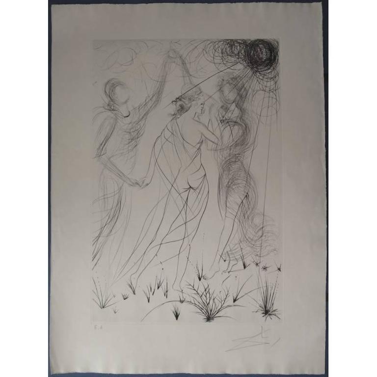 Salvador Dalí­ - Salvador Dali - Spring - Original Signed Etching at ...