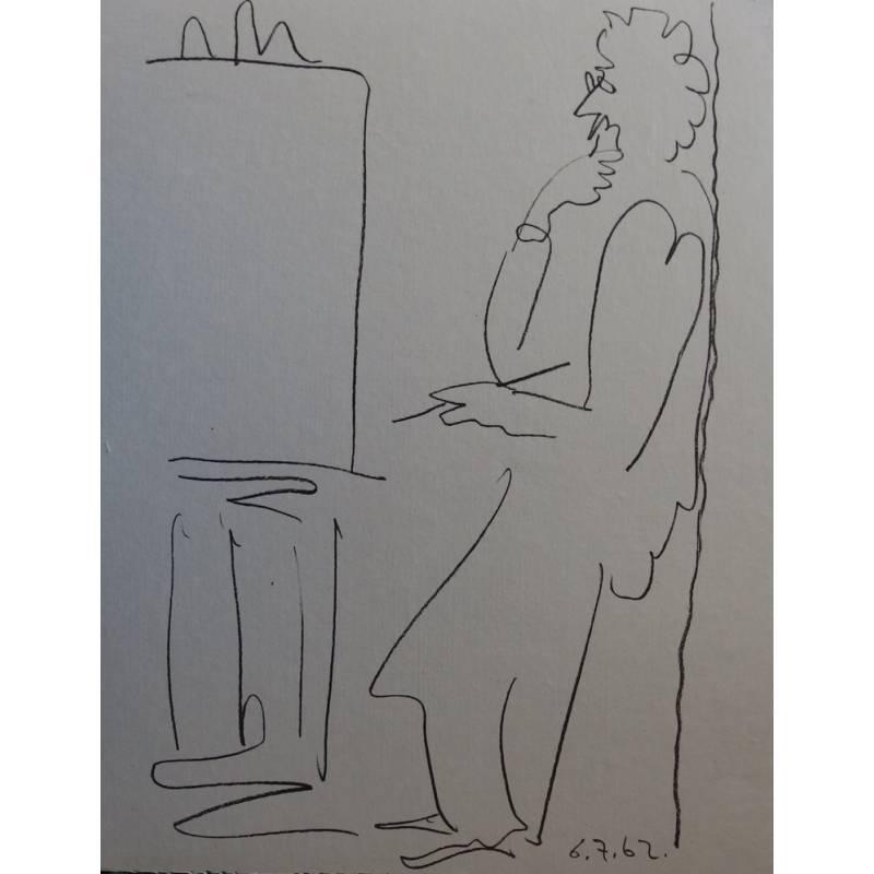 Pablo Picasso - Pablo Picasso - The Painter - Signed Beautiful ...