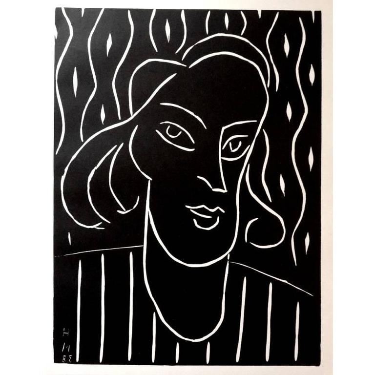 Henri Matisse - Original Linocut - Henri Matisse - Teeny at 1stDibs ...